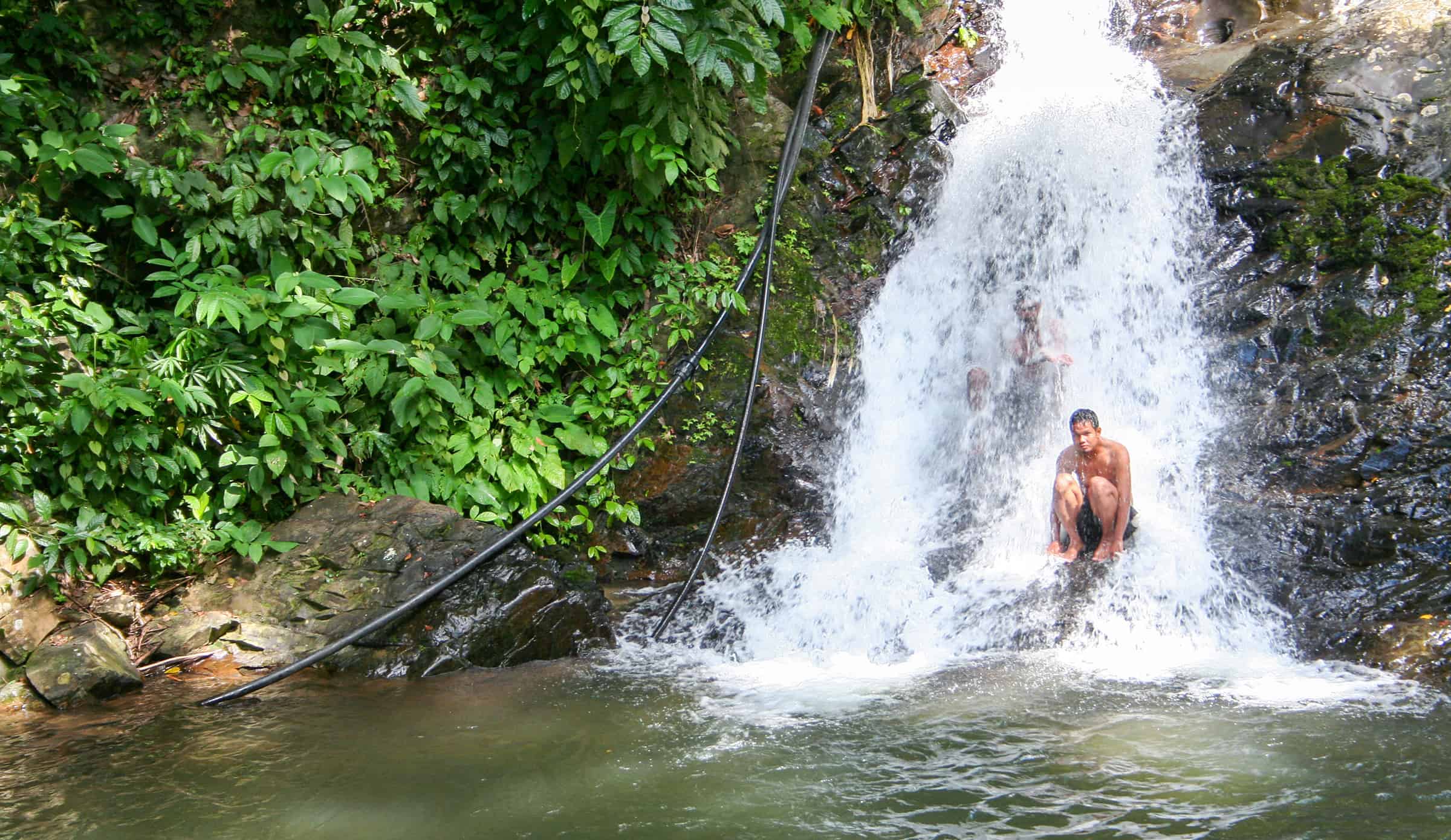Durian waterval. Prachtige waterval op het eiland Langkawi.